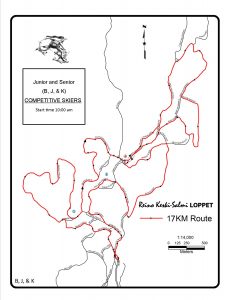 17KM Route – Larch Hills Nordic Society