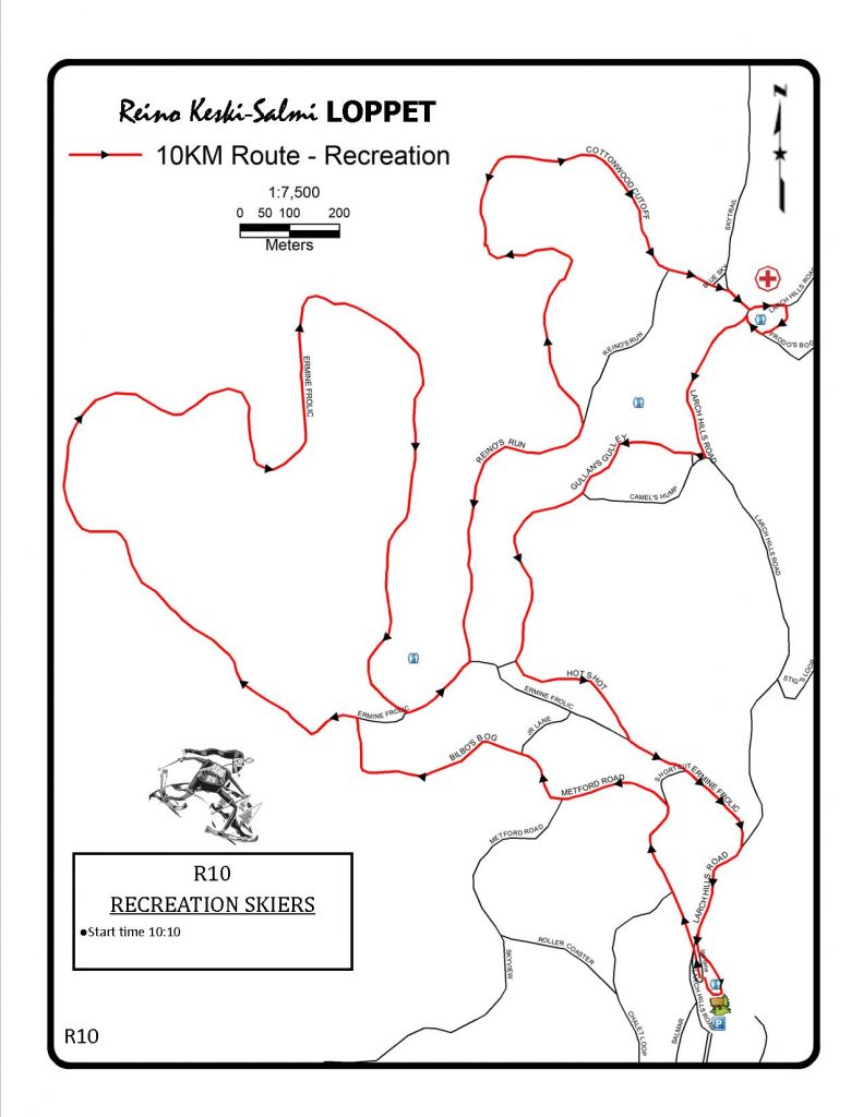 10KM Recreational – Larch Hills Nordic Society