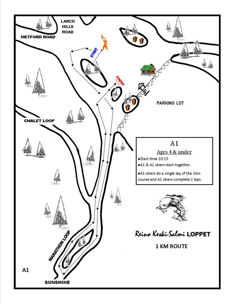 1KM Kids’ Route – Larch Hills Nordic Society
